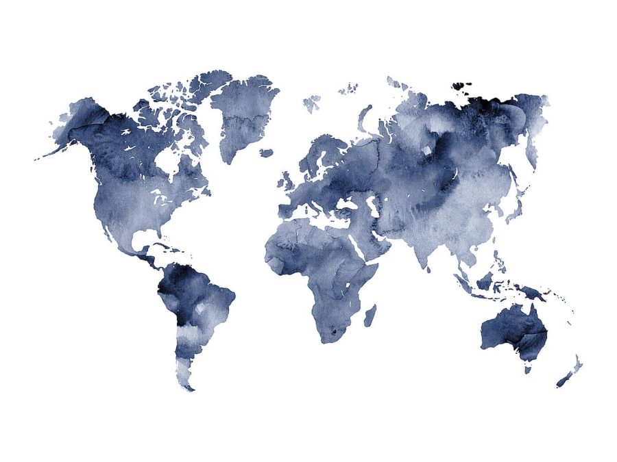 Indigo World Map – Image Conscious Licensing